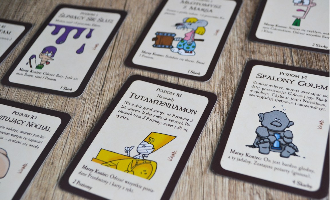 Munchkin gra karciana - złośliwość w "klimacie" RPG - recenzja